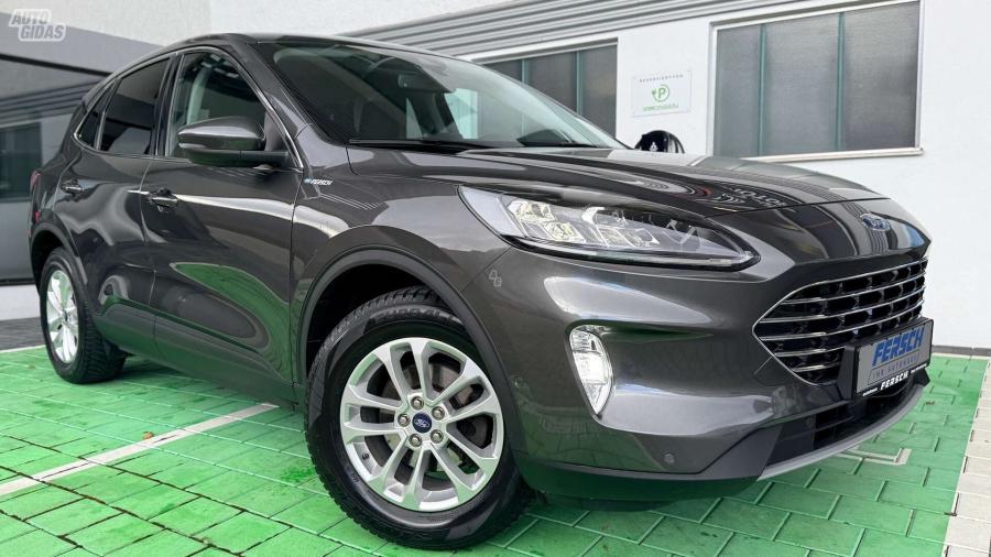 Grey Ford Kuga 2020 in Kaunas, with an engine capacity of 2.00 L and mileage of 56 thousand km for 24409 €, photo 1 on AUTOMOTO.COM.LV