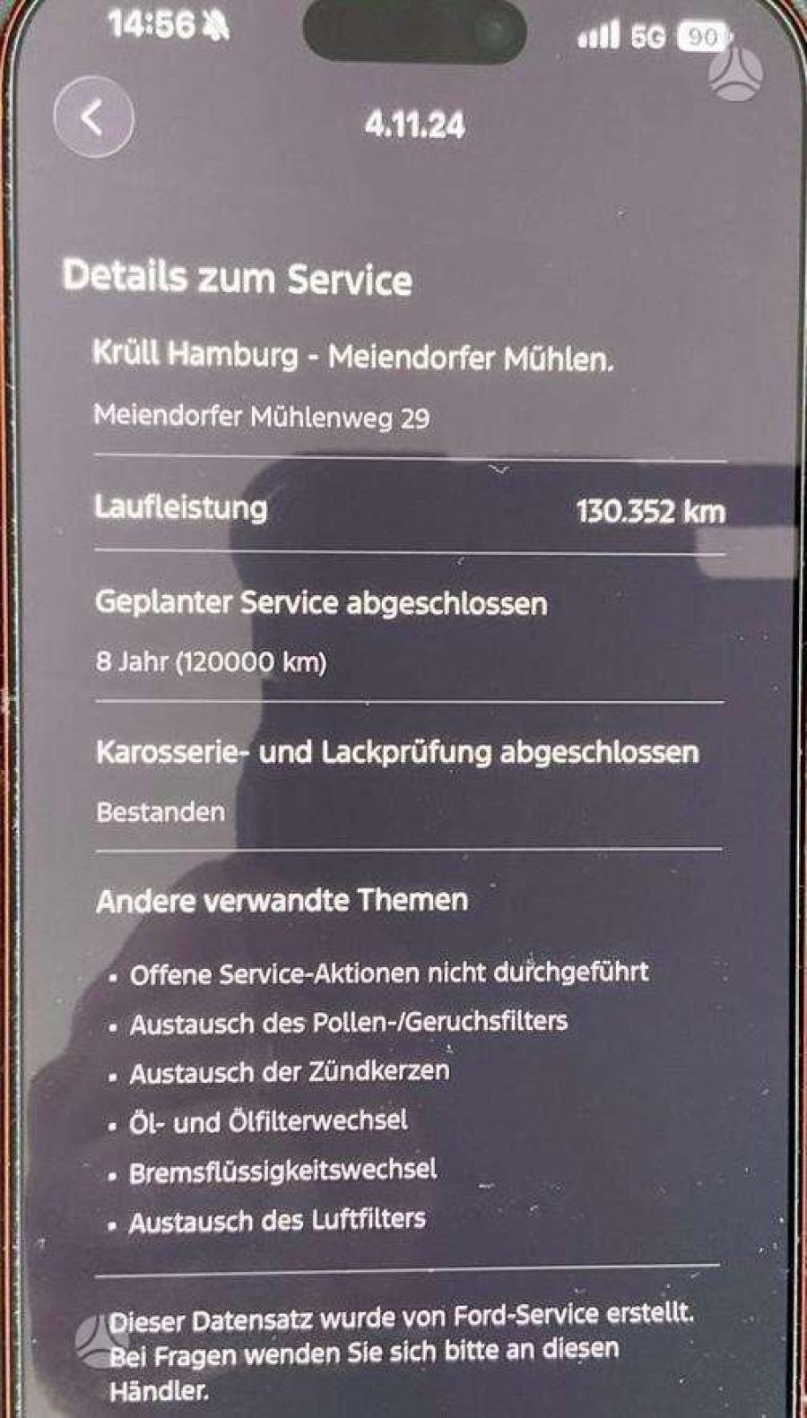 Серый Форд Куга 2020 в Вильнюс, объемом двигателя 2.49 л и пробегом 154 тыс. км за 16900 €, фото 19 на AUTOMOTO.COM.LV