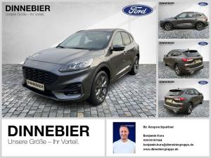 Pelēks Ford Kuga 2021 Kauņa, ar dzinēja tilpumu 2.50 L un nobraukumu 43 tūkst. km par 31961 €, foto  vietnē AUTOMOTO.COM.LV