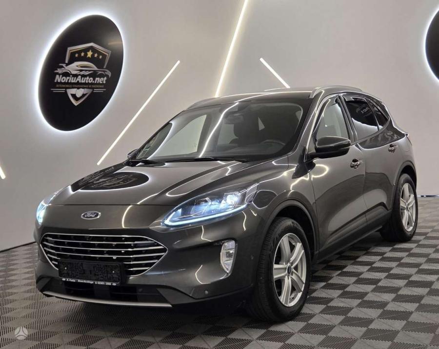 Grey Ford Kuga 2021 in Marijampole, with an engine capacity of 2.00 L and mileage of 82 thousand km for 17999 €, photo 20 on AUTOMOTO.COM.LV