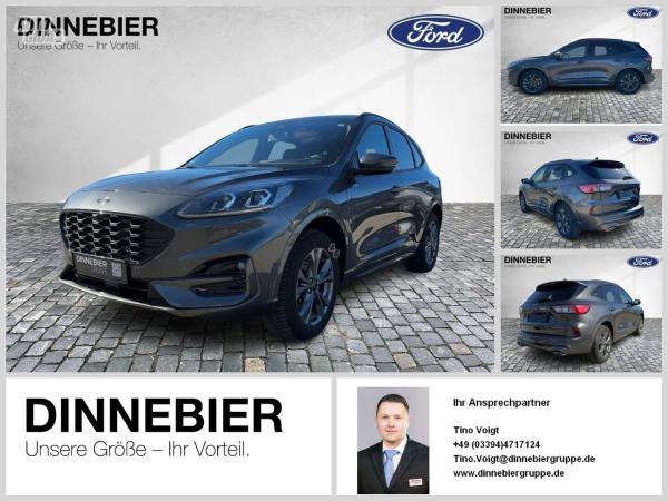 Grey Ford Kuga 2023 in Kaunas, with an engine capacity of 2.50 L and mileage of 17 thousand km for 33091 €, photo 1 on AUTOMOTO.COM.LV