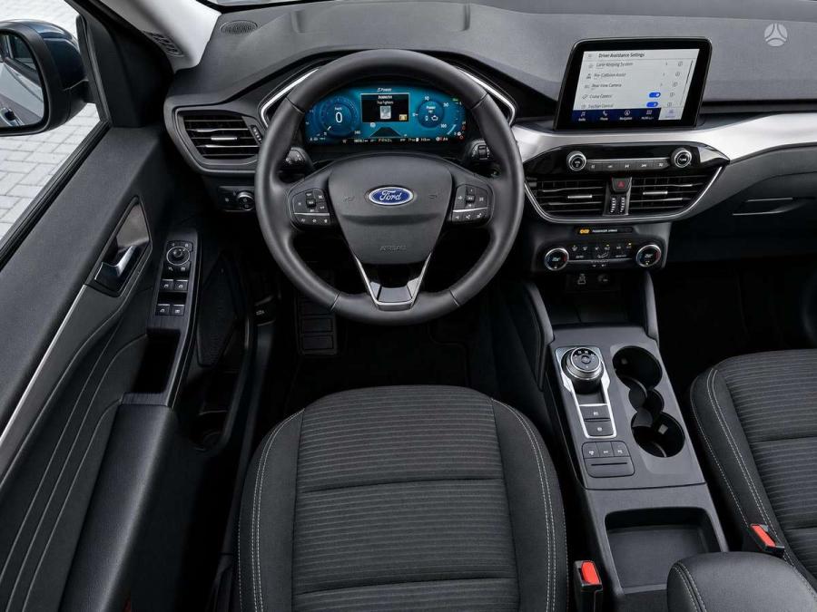 Grey Ford Kuga 2023 in Vilnius, with an engine capacity of 2.49 L and mileage of 89 thousand km for 20990 €, photo 8 on AUTOMOTO.COM.LV