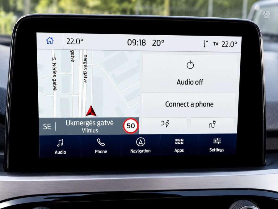 Grey Ford Kuga 2023 in Vilnius, with an engine capacity of 2.49 L and mileage of 89 thousand km for 20990 €, photo 13 on AUTOMOTO.COM.LV