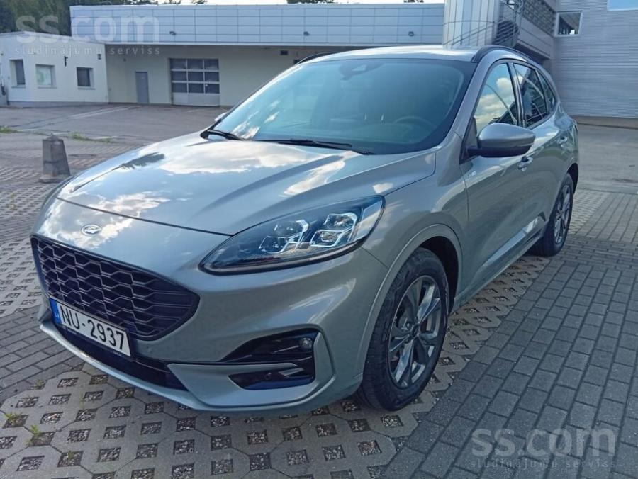 Pelēks Ford Kuga 2024 Rīga, ar dzinēja tilpumu 2.50 L un nobraukumu 35 tūkst. km par 25900 €, foto 1 vietnē AUTOMOTO.COM.LV
