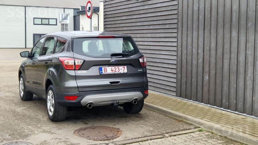 Grey Ford Kuga 2017 in Jelgava, with an engine capacity of 1.50 L and mileage of 98 thousand km for 10950 €, photo 13 on AUTOMOTO.COM.LV