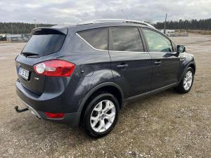 Grey Ford Kuga 2009 in Vilnius, with an engine capacity of 2.00 L and mileage of 236 thousand km for 4950 €, photo 3 on AUTOMOTO.COM.LV