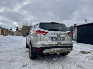 Grey Ford Kuga 2014 in Panevezys, with an engine capacity of 1.99 L and mileage of 284 thousand km for 3999 €, photo 6 on AUTOMOTO.COM.LV