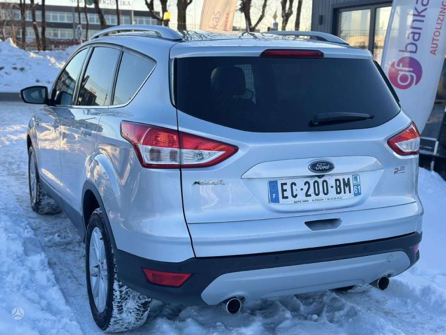 Grey Ford Kuga 2016 in Klaipeda, with an engine capacity of 2.00 L and mileage of 212 thousand km for 7999 €, photo 4 on AUTOMOTO.COM.LV