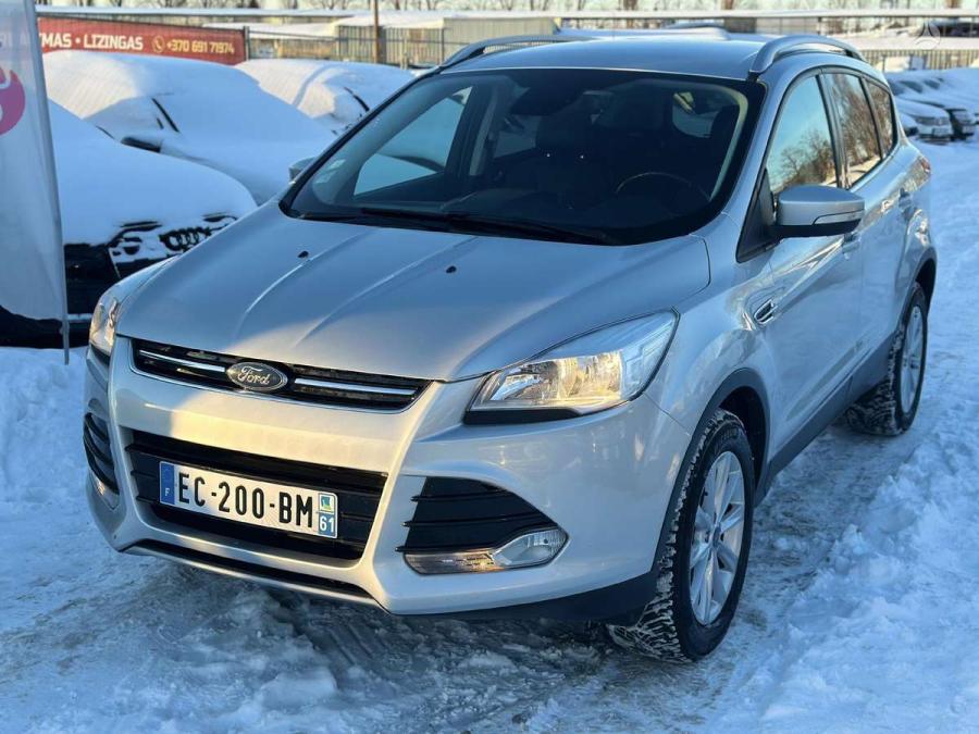Grey Ford Kuga 2016 in Klaipeda, with an engine capacity of 2.00 L and mileage of 212 thousand km for 7999 €, photo 8 on AUTOMOTO.COM.LV