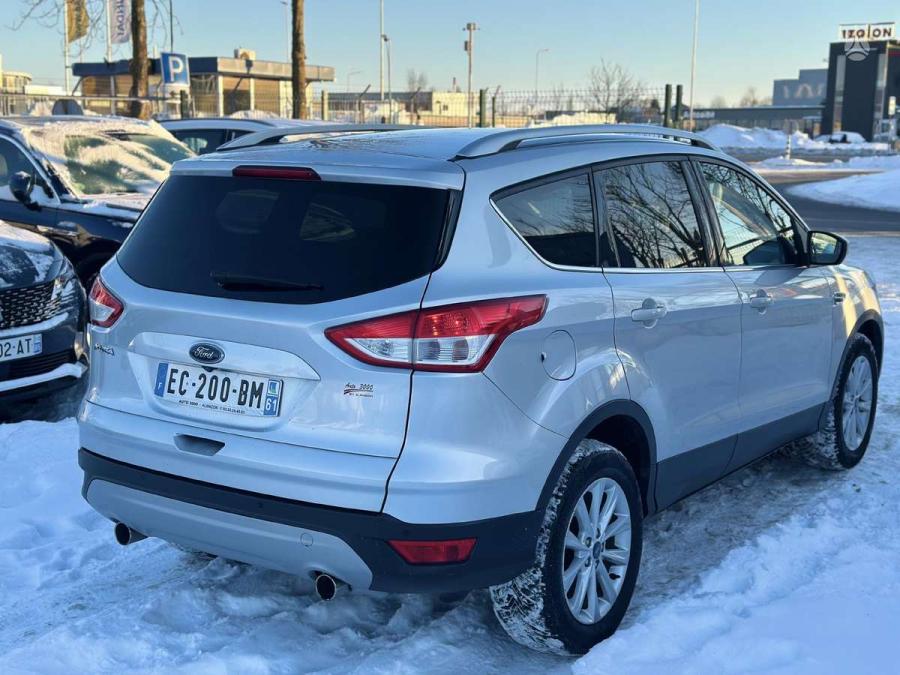 Grey Ford Kuga 2016 in Klaipeda, with an engine capacity of 2.00 L and mileage of 212 thousand km for 7999 €, photo 9 on AUTOMOTO.COM.LV