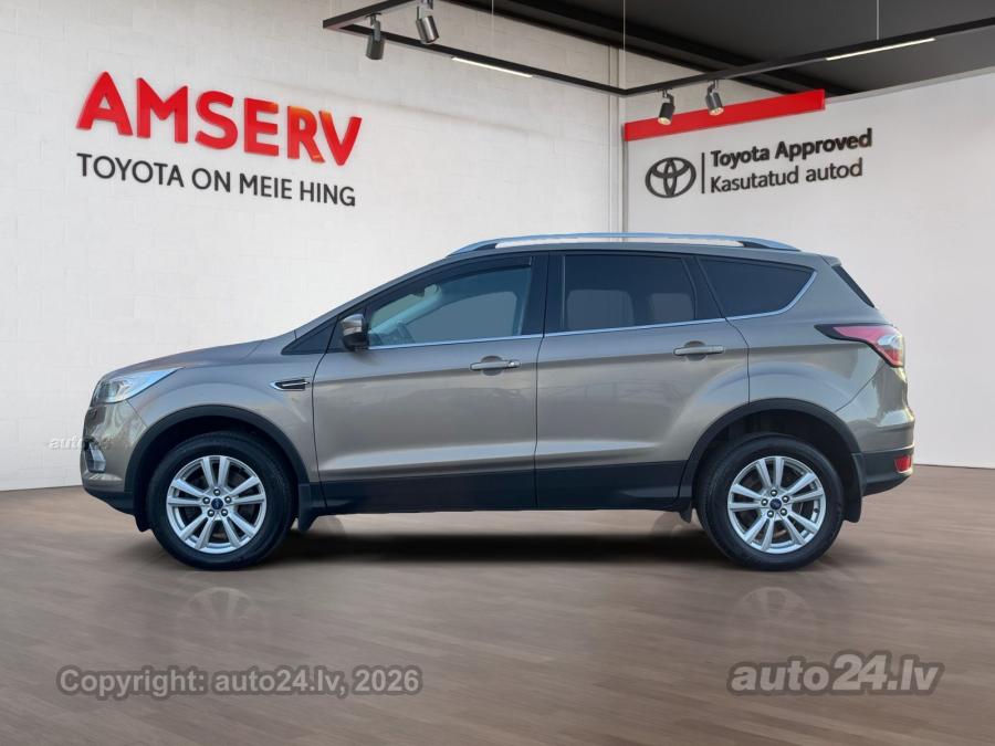 Grey Ford Kuga 2018 in Paide, with an engine capacity of 2.00 L and mileage of 122 thousand km for 10990 €, photo 4 on AUTOMOTO.COM.LV