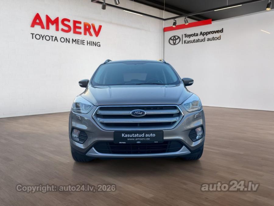 Grey Ford Kuga 2018 in Paide, with an engine capacity of 2.00 L and mileage of 122 thousand km for 10990 €, photo 6 on AUTOMOTO.COM.LV