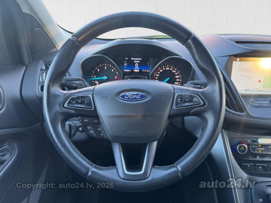 Grey Ford Kuga 2018 in Paide, with an engine capacity of 2.00 L and mileage of 122 thousand km for 10990 €, photo 13 on AUTOMOTO.COM.LV