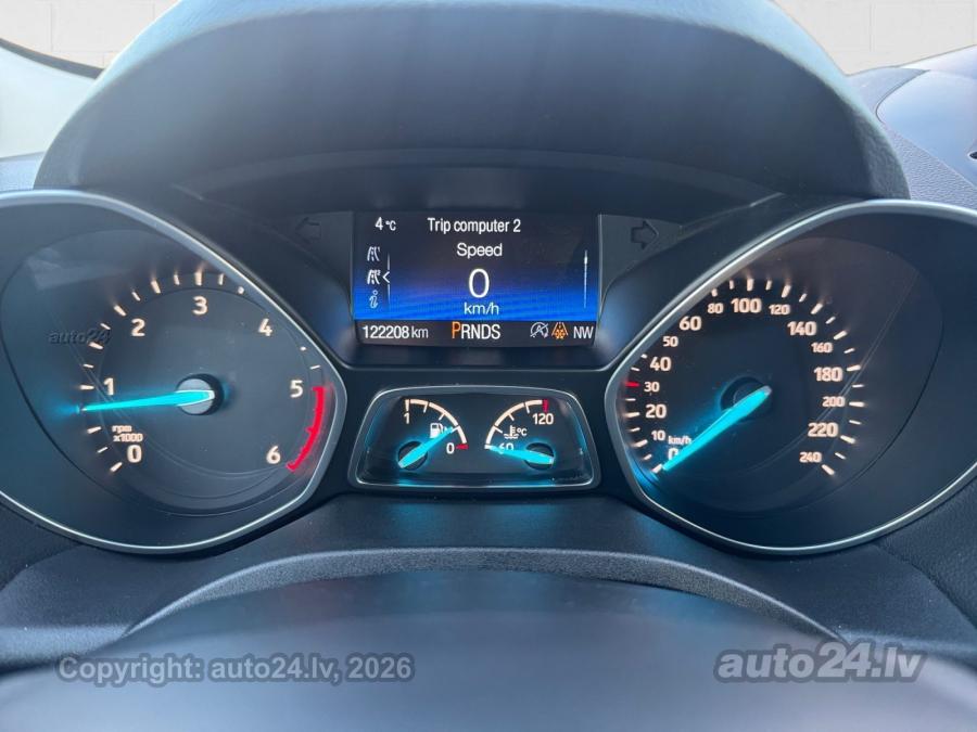 Grey Ford Kuga 2018 in Paide, with an engine capacity of 2.00 L and mileage of 122 thousand km for 10990 €, photo 14 on AUTOMOTO.COM.LV