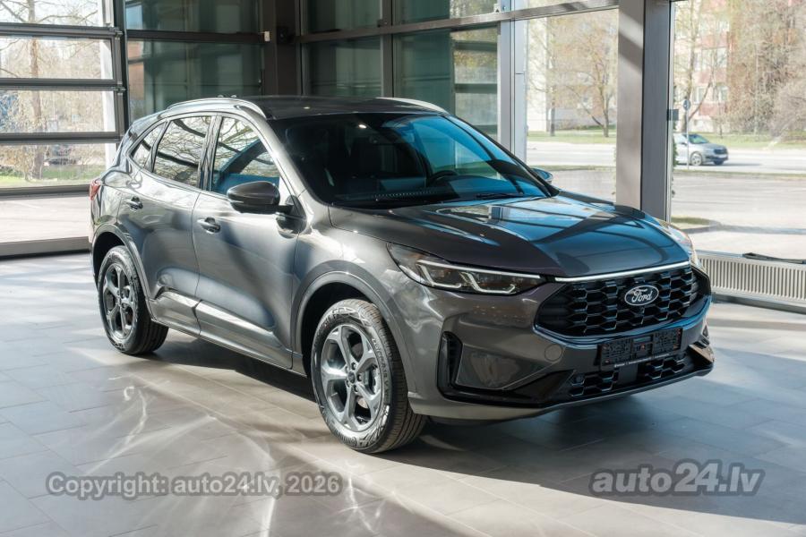 Grey Ford Kuga 2026 in Tartu, with an engine capacity of 2.50 L and mileage of 1 thousand km for 36784 €, photo 4 on AUTOMOTO.COM.LV