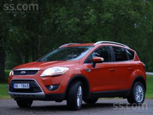 Orange Ford Kuga 2011 in Limbazi, with an engine capacity of 2.00 L and mileage of 221 thousand km for 6500 €, photo 15 on AUTOMOTO.COM.LV