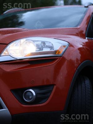 Orange Ford Kuga 2011 in Limbazi, with an engine capacity of 2.00 L and mileage of 221 thousand km for 6500 €, photo 24 on AUTOMOTO.COM.LV