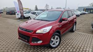 Red Ford Kuga 2015 in Marijampole, with an engine capacity of 1.50 L and mileage of 157 thousand km for 8490 €, photo  on AUTOMOTO.COM.LV