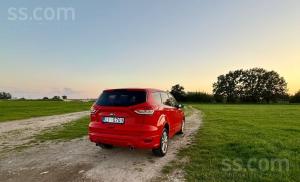 Red Ford Kuga 2015 in Jelgava, with an engine capacity of 2.00 L and mileage of 253 thousand km for 8400 €, photo 8 on AUTOMOTO.COM.LV
