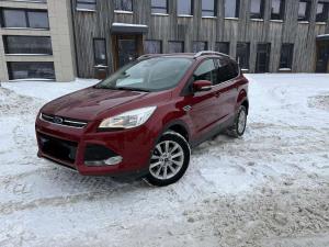 Red Ford Kuga 2016 in Taurage, with an engine capacity of 2.00 L and mileage of 258 thousand km for 7800 €, photo  on AUTOMOTO.COM.LV