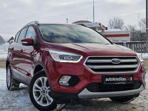 Red Ford Kuga 2017 in Siauliai, with an engine capacity of 1.50 L and mileage of 120 thousand km for 11950 €, photo 4 on AUTOMOTO.COM.LV