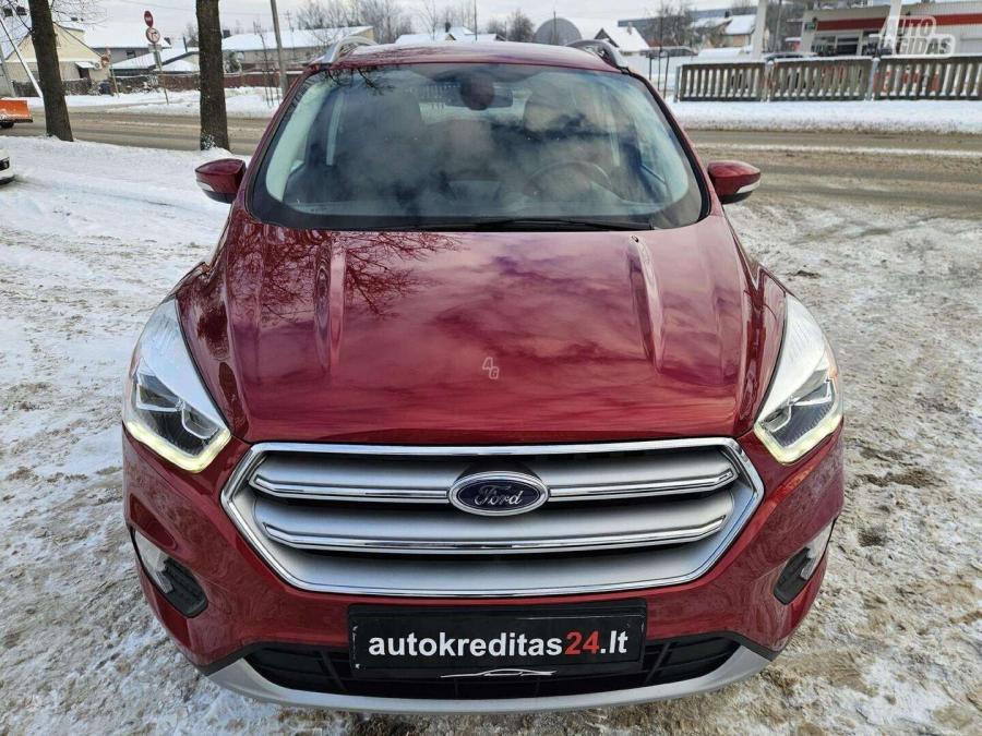 Red Ford Kuga 2017 in Siauliai, with an engine capacity of 1.50 L and mileage of 120 thousand km for 11950 €, photo 3 on AUTOMOTO.COM.LV