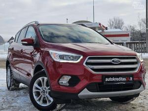 Red Ford Kuga 2017 in Siauliai, with an engine capacity of 1.50 L and mileage of 120 thousand km for 11950 €, photo 4 on AUTOMOTO.COM.LV