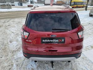 Red Ford Kuga 2017 in Siauliai, with an engine capacity of 1.50 L and mileage of 120 thousand km for 11950 €, photo 11 on AUTOMOTO.COM.LV