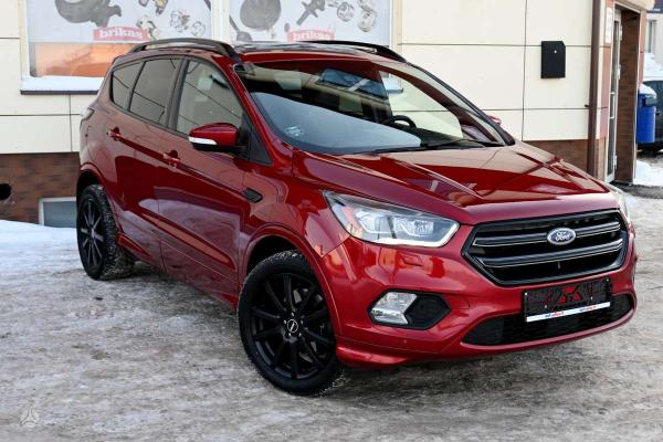 Sarkans Ford Kuga 2017 Kretinga, ar dzinēja tilpumu 2.00 L un nobraukumu 203 tūkst. km par 11999 €, foto 4 vietnē AUTOMOTO.COM.LV