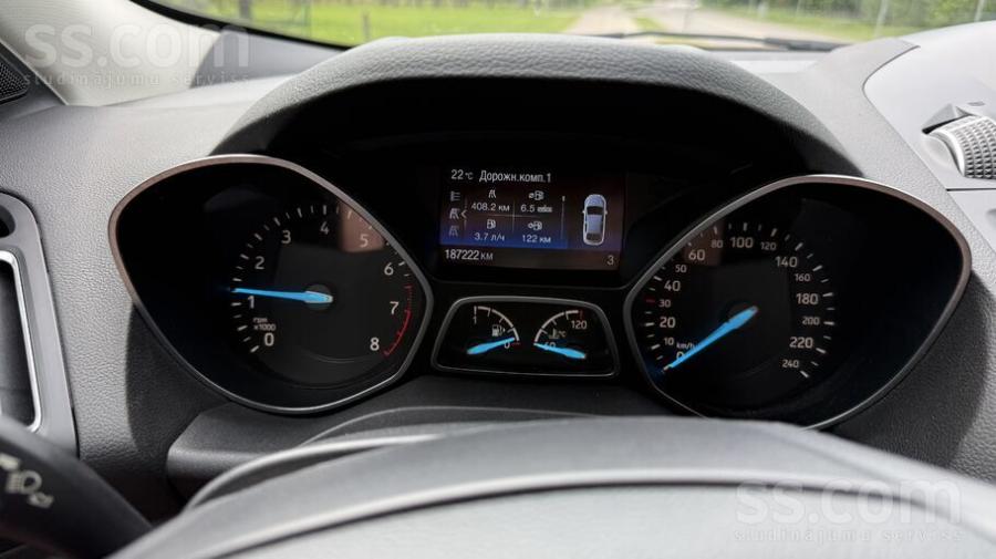 Sarkans Ford Kuga 2017 Valmiera, ar dzinēja tilpumu 1.50 L un nobraukumu 187 tūkst. km par 10800 €, foto 11 vietnē AUTOMOTO.COM.LV