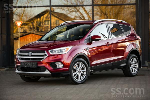 Sarkans Ford Kuga 2017 Jelgava, ar dzinēja tilpumu 2.00 L un nobraukumu 252 tūkst. km par 12999 €, foto 3 vietnē AUTOMOTO.COM.LV
