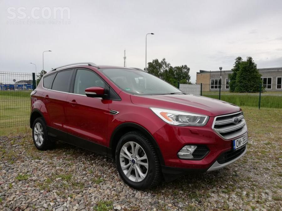 Sarkans Ford Kuga 2017 Saldus, ar dzinēja tilpumu 2.00 L un nobraukumu 263 tūkst. km par 10700 €, foto 4 vietnē AUTOMOTO.COM.LV
