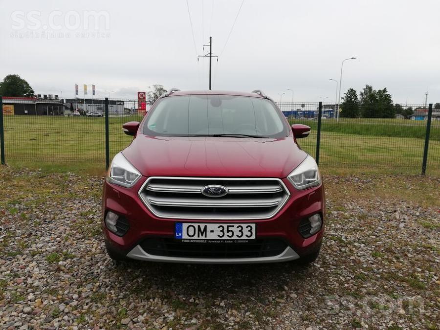 Sarkans Ford Kuga 2017 Saldus, ar dzinēja tilpumu 2.00 L un nobraukumu 263 tūkst. km par 10700 €, foto 6 vietnē AUTOMOTO.COM.LV