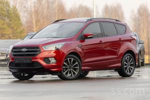 Red Ford Kuga 2018 in Jelgava, with an engine capacity of 2.00 L and mileage of 0 thousand km for 12950 €, photo  on AUTOMOTO.COM.LV