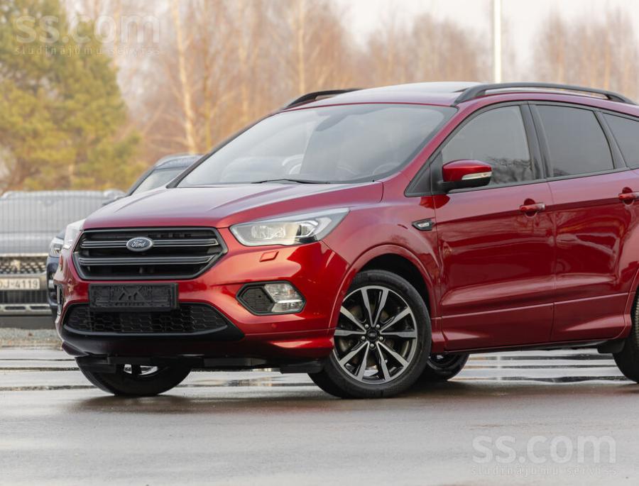 Red Ford Kuga 2018 in Jelgava, with an engine capacity of 2.00 L and mileage of 0 thousand km for 12950 €, photo 2 on AUTOMOTO.COM.LV