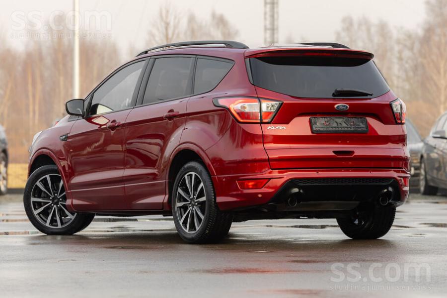 Red Ford Kuga 2018 in Jelgava, with an engine capacity of 2.00 L and mileage of 0 thousand km for 12950 €, photo 7 on AUTOMOTO.COM.LV