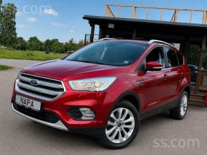 Red Ford Kuga 2018 in Riga, with an engine capacity of 1.50 L and mileage of 156 thousand km for 12700 €, photo 3 on AUTOMOTO.COM.LV