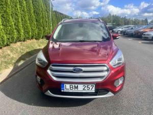 Red Ford Kuga 2019 in Vilnius, with an engine capacity of 2.00 L and mileage of 181 thousand km for 13800 €, photo  on AUTOMOTO.COM.LV