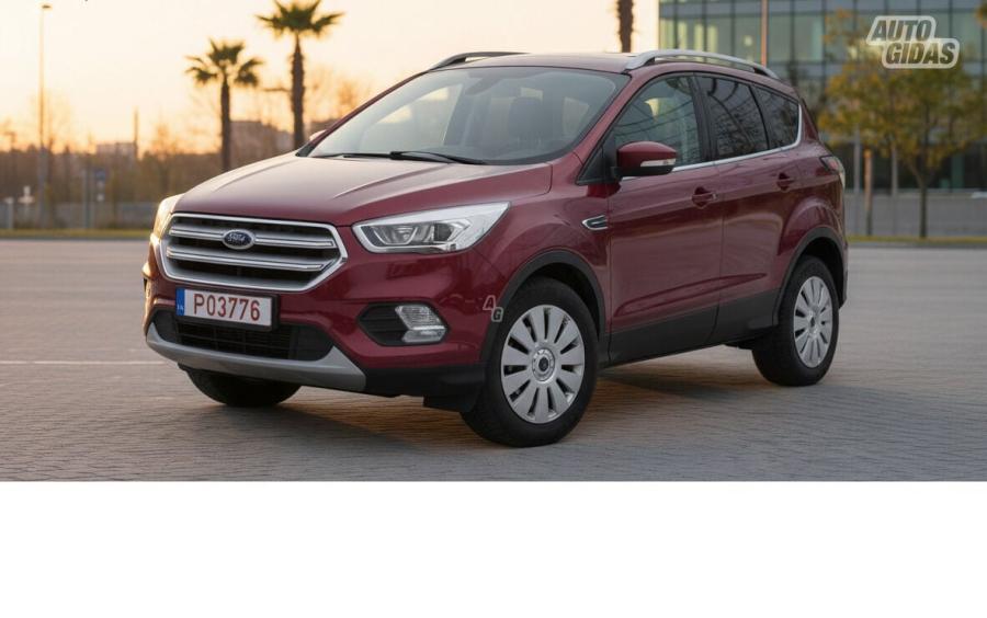 Red Ford Kuga 2019 in Vilnius, with an engine capacity of 1.50 L and mileage of 67 thousand km for 11900 €, photo 3 on AUTOMOTO.COM.LV