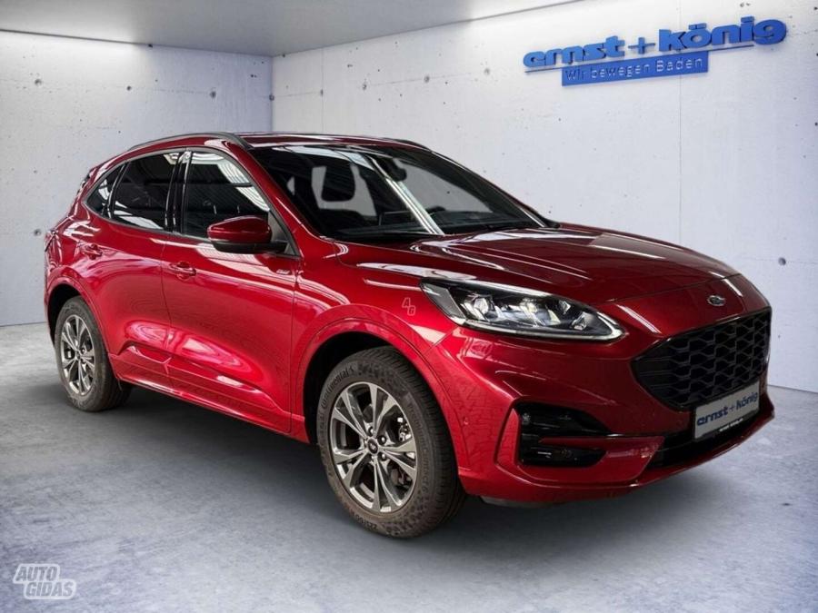 Red Ford Kuga 2021 in Kaunas, with an engine capacity of 2.50 L and mileage of 79 thousand km for 25995 €, photo 4 on AUTOMOTO.COM.LV