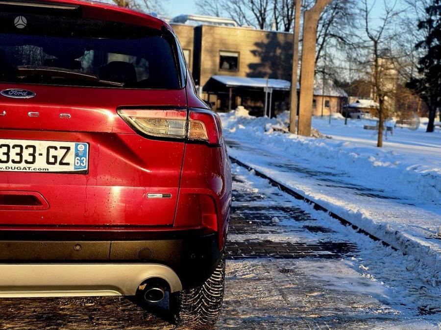 Sarkans Ford Kuga 2021 Tauragė, ar dzinēja tilpumu 2.00 L un nobraukumu 197 tūkst. km par 9800 €, foto 12 vietnē AUTOMOTO.COM.LV
