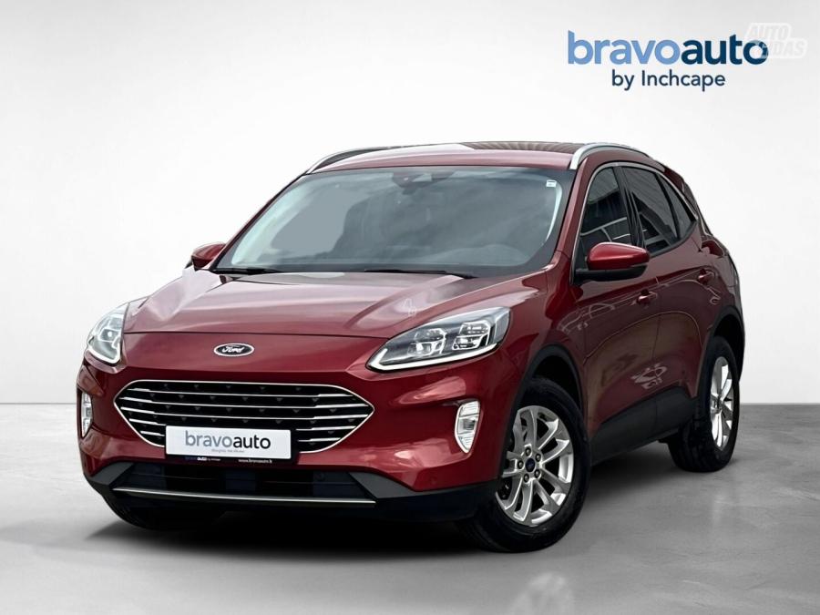 Red Ford Kuga 2021 in Kaunas, with an engine capacity of 1.50 L and mileage of 132 thousand km for 14772 €, photo 1 on AUTOMOTO.COM.LV