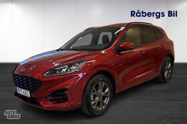 Red Ford Kuga 2022 in Kaunas, with an engine capacity of 0.00 L and mileage of 55 thousand km for 34984 €, photo 1 on AUTOMOTO.COM.LV