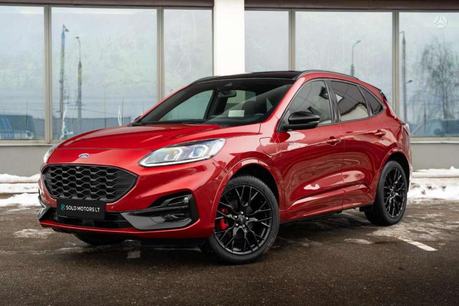 Sarkans Ford Kuga 2024 Viļņa, ar dzinēja tilpumu 2.49 L un nobraukumu 26 tūkst. km par 24950 €, foto 1 vietnē AUTOMOTO.COM.LV