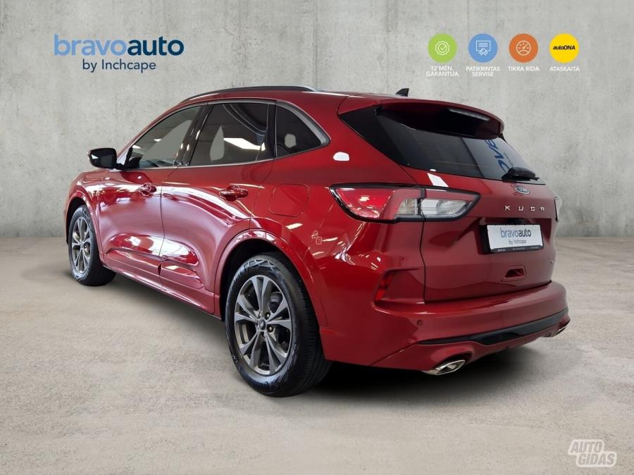 Red Ford Kuga 2024 in Vilnius, with an engine capacity of 2.50 L and mileage of 36 thousand km for 24900 €, photo 4 on AUTOMOTO.COM.LV