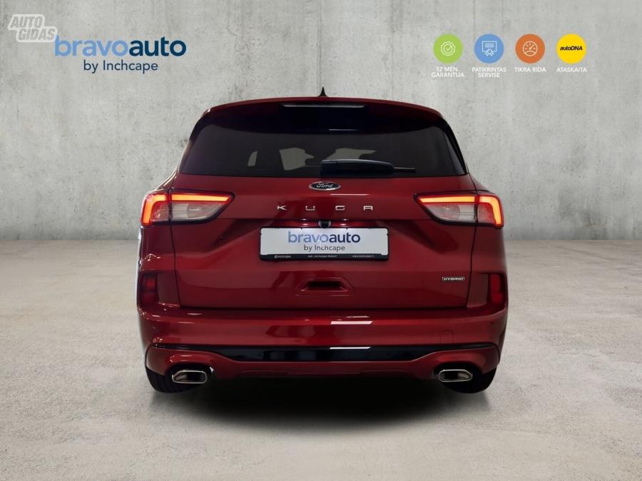 Red Ford Kuga 2024 in Vilnius, with an engine capacity of 2.50 L and mileage of 36 thousand km for 24900 €, photo 5 on AUTOMOTO.COM.LV