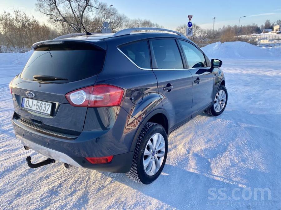 Violet Ford Kuga 2011 in Rezekne, with an engine capacity of 2.00 L and mileage of 0 thousand km for 6450 €, photo 5 on AUTOMOTO.COM.LV