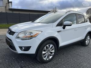 White Ford Kuga 2008 in Vilnius, with an engine capacity of 2.00 L and mileage of 295 thousand km for 4600 €, photo  on AUTOMOTO.COM.LV
