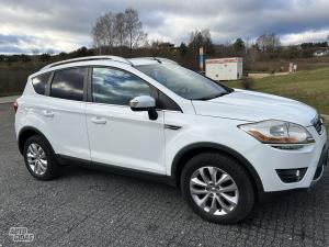 White Ford Kuga 2008 in Vilnius, with an engine capacity of 2.00 L and mileage of 295 thousand km for 4600 €, photo 5 on AUTOMOTO.COM.LV