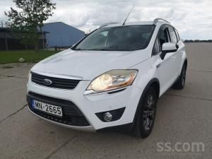 White Ford Kuga 2008 in Riga, with an engine capacity of 2.00 L and mileage of 0 thousand km for 4290 €, photo  on AUTOMOTO.COM.LV
